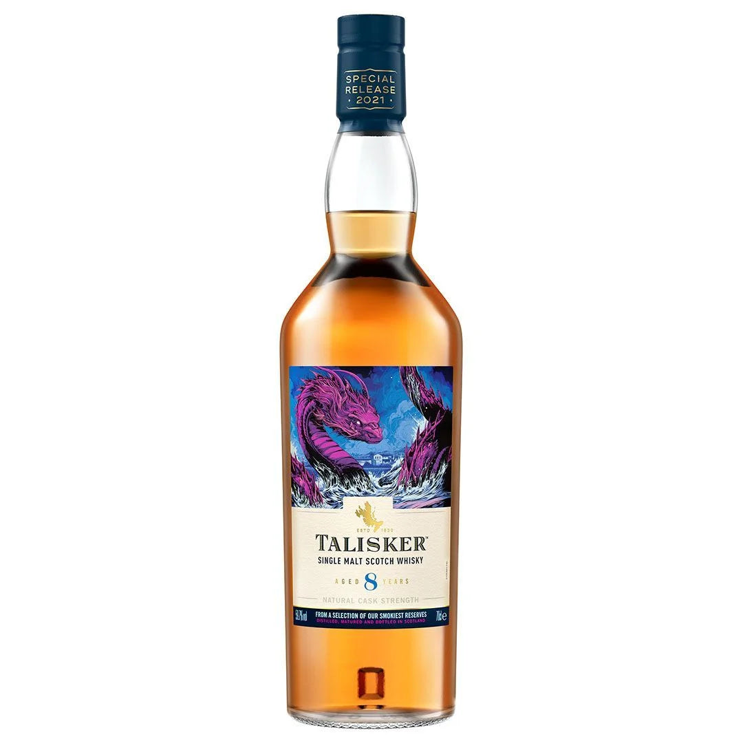 Talisker 8 Year Old Single Malt Scotch Whisky 2021 Special Release ...