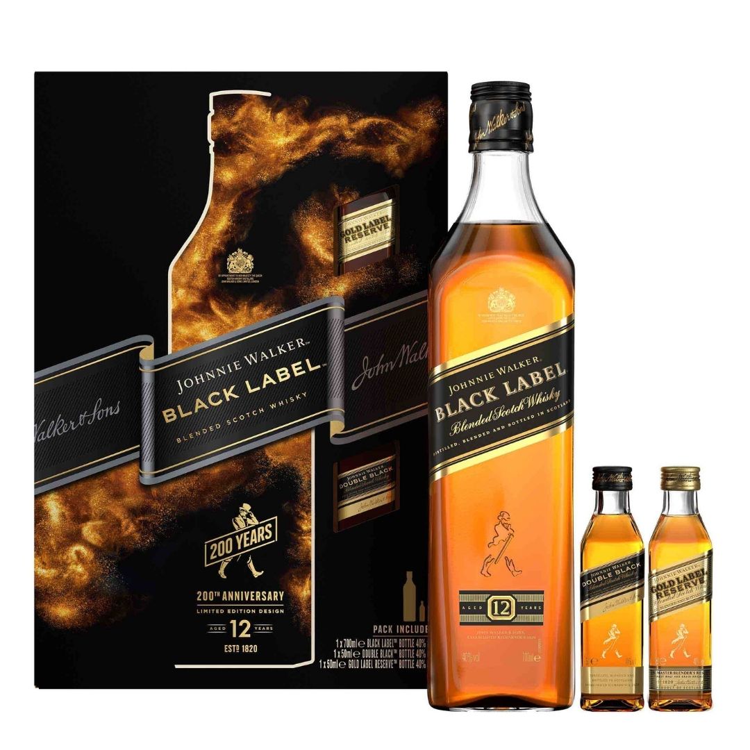 Johnnie Walker Black Label with Miniature Set - HK$298 @ Wine Deals ...